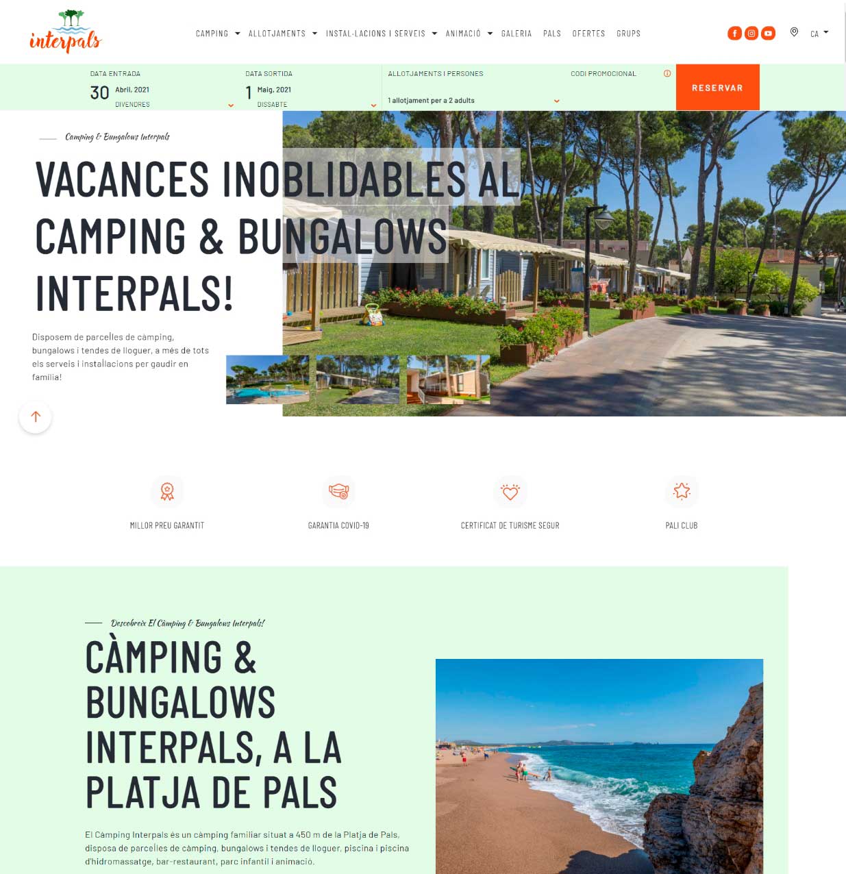 Successful story: Càmping & Bungalows Interpals